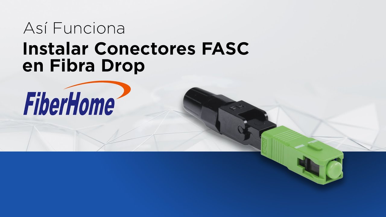 Así Funciona - Instalar Conectores FASC en Fibra Drop - YouTube