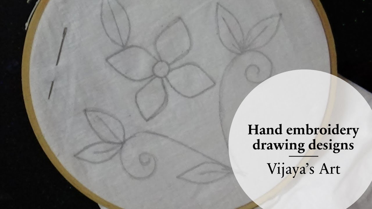 Pencil hand embroidery art/Embroidery drawings/Best hand embroidery ...