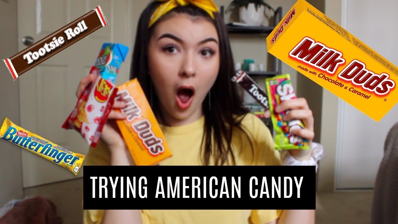 AUSTRALIAN TRIES AMERICAN CANDY // Codie Phillips - YouTube