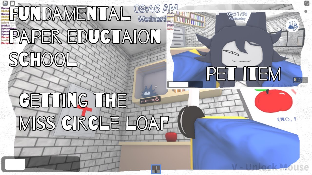 Miss circle loaf Pet in Roblox! | Roblox Fundamental paper education ...