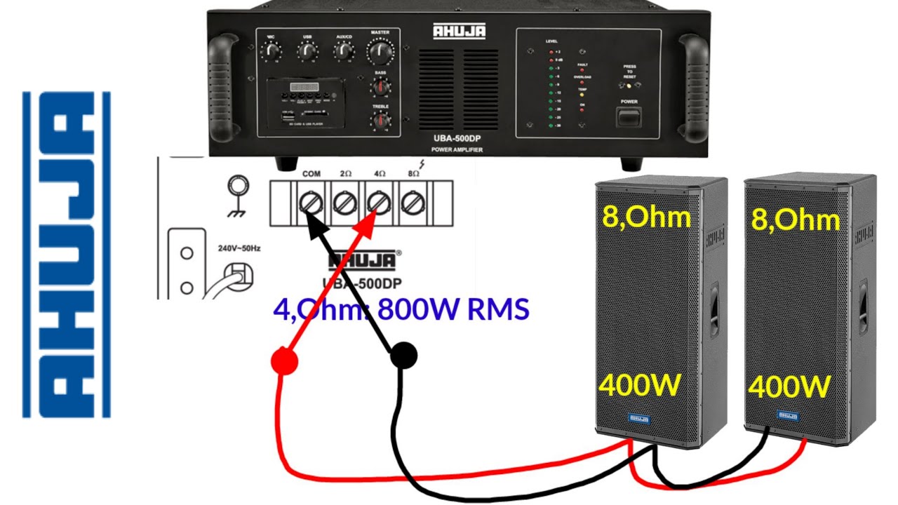 Ahuja SRX 510 Top or 500 Watt Amplifier Dj Setup Price || Mini Dj Setup ...