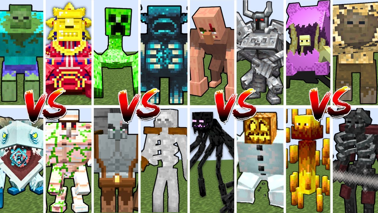 EVERY MUTANT MOB MOD TOURNAMENT | Minecraft Mob Battle - YouTube