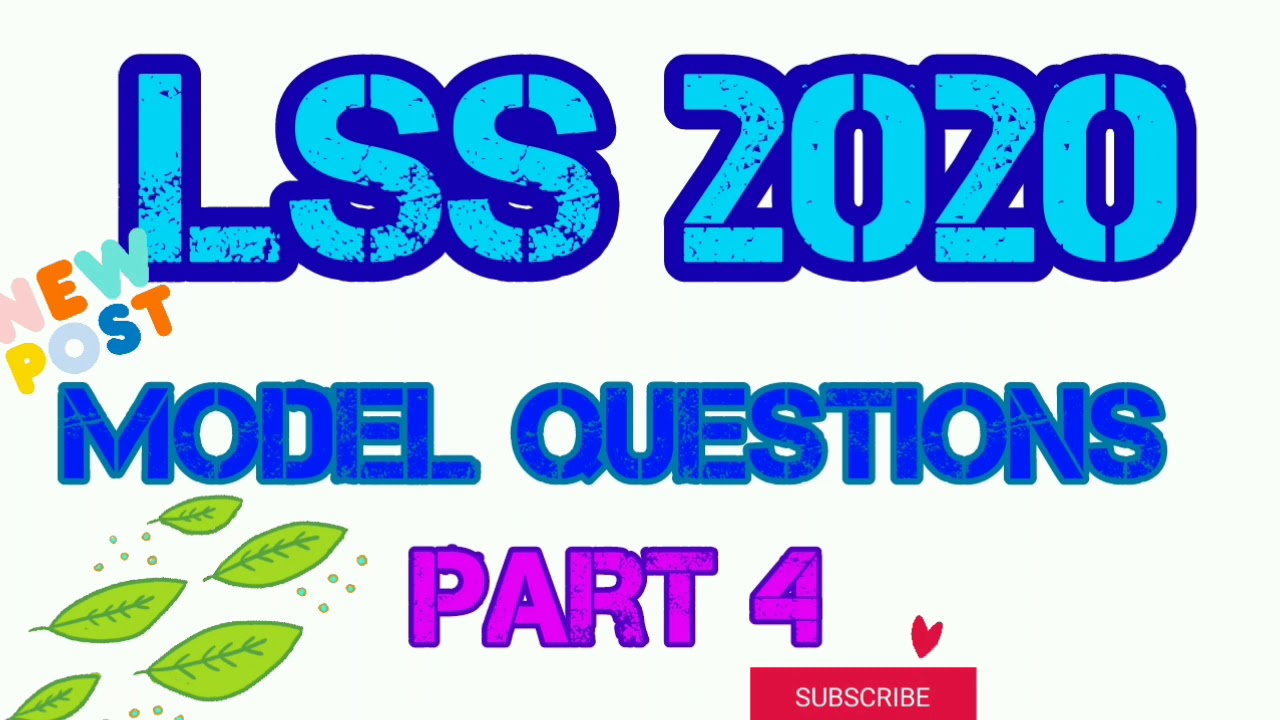 LSS Model Questions part 4 - YouTube