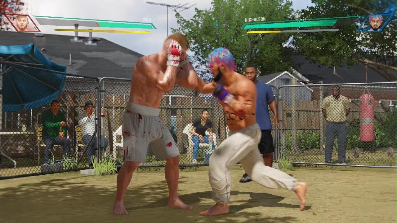 UFC 4 jake paul vs Tyler Nicholson last kick at end is deadly - YouTube