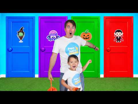 Four Color Halloween Mystery Doors