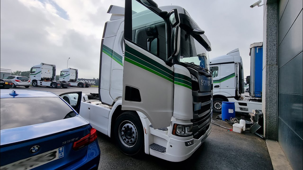 Scania NTG R450 Stage 1+ à 540cv Tuned 20Tons hill test Before After ...