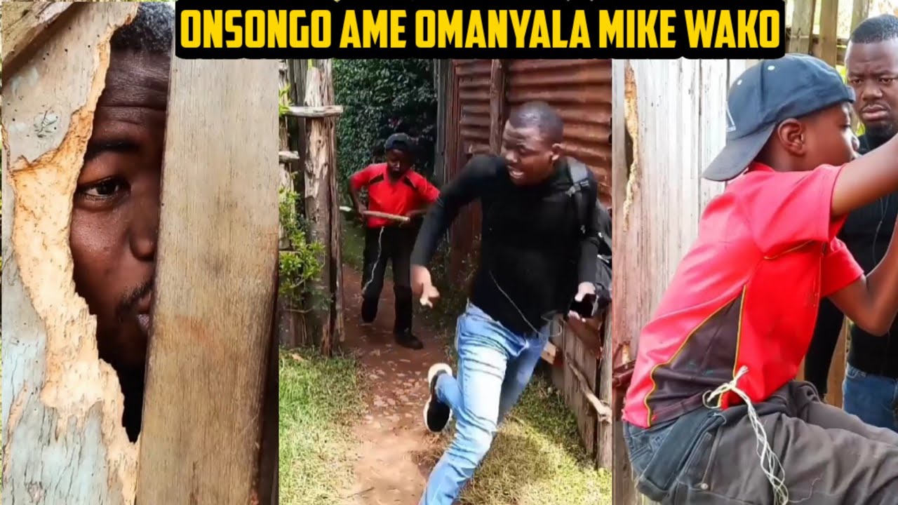 UNAKUJA USHAGO MKONO BURE!! ANGRY ONSONGO CHASING MIKE WAKO LIKE A DOG ...