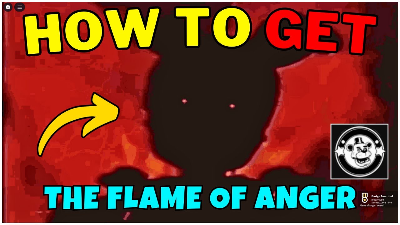 How To Get The Flame of Anger Badge in FNaF Lost Mind RP | Roblox - YouTube