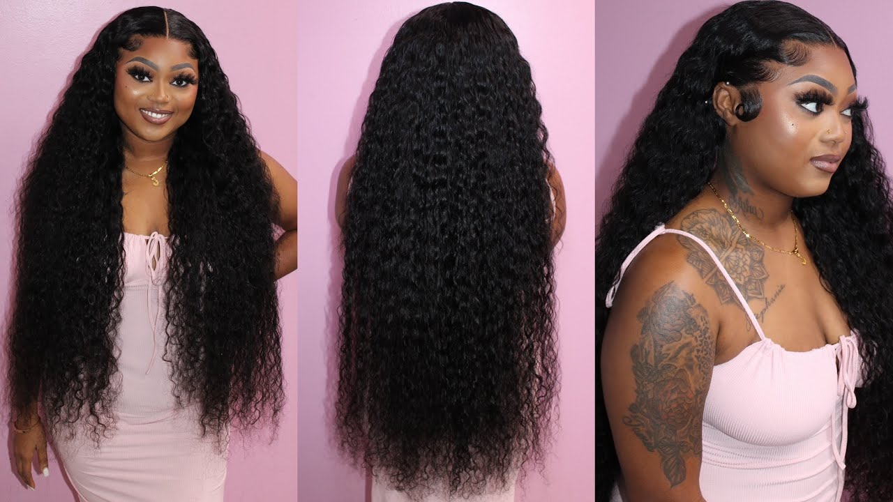 Summer Ready* Fluffy 36 Inch Water Wave Wig Install | Perfect Vacation ...