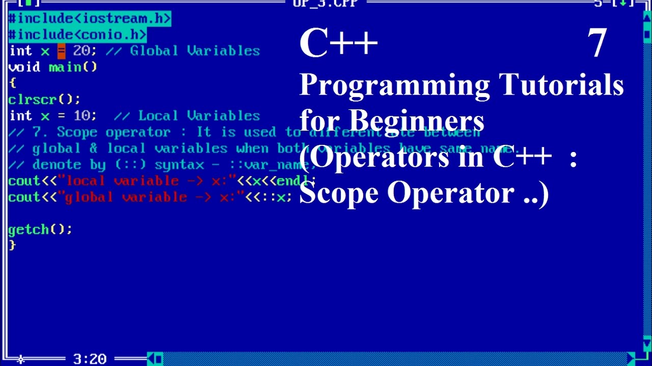 Operators in C++ 4 : Programming Language || Tushar Goel (Practical ...