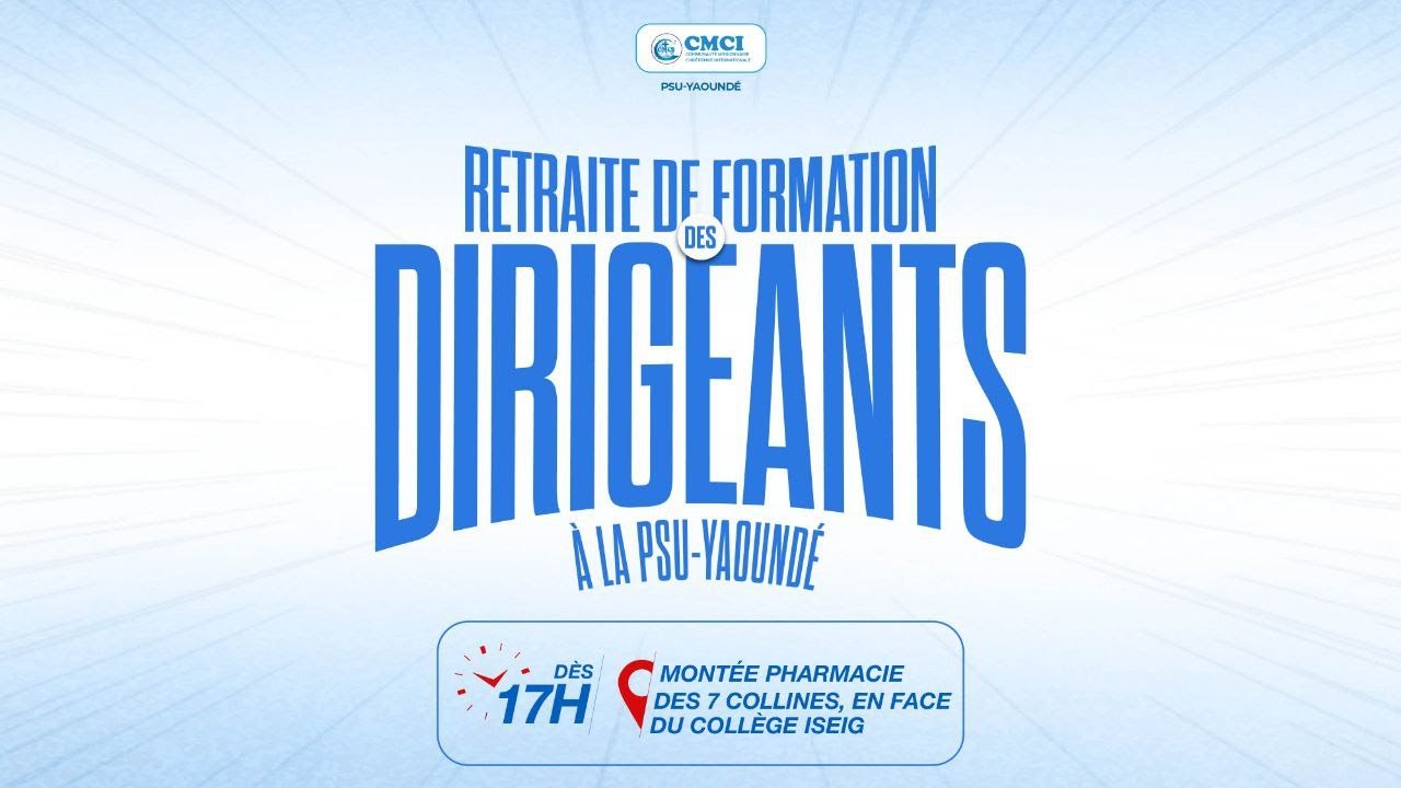 RETRAITE DE FORMATION DES DIRIGEANTS - YouTube