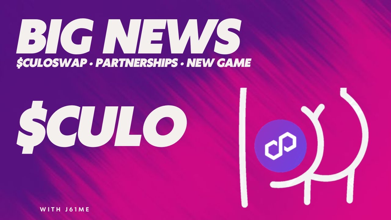 $CULO🍑 Heats Up! Game, Merch, Exchange Listing & More! (CoolSwap ...