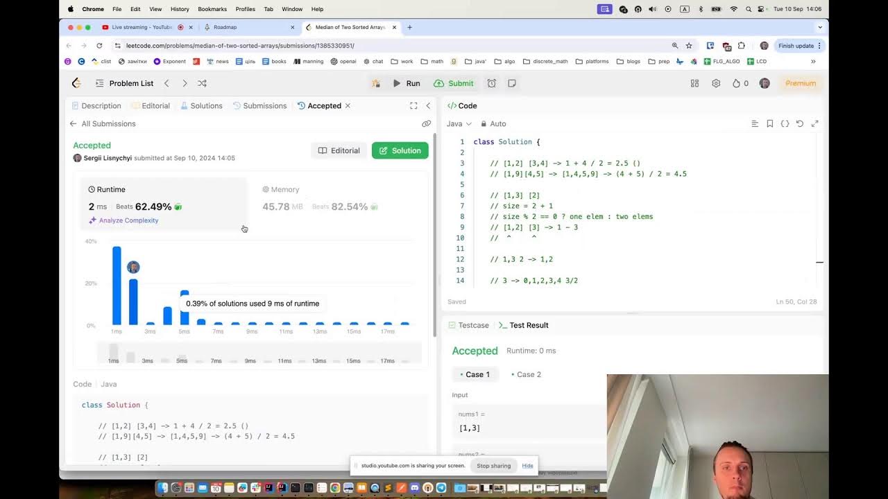 neetcode : septemeber binary search - YouTube
