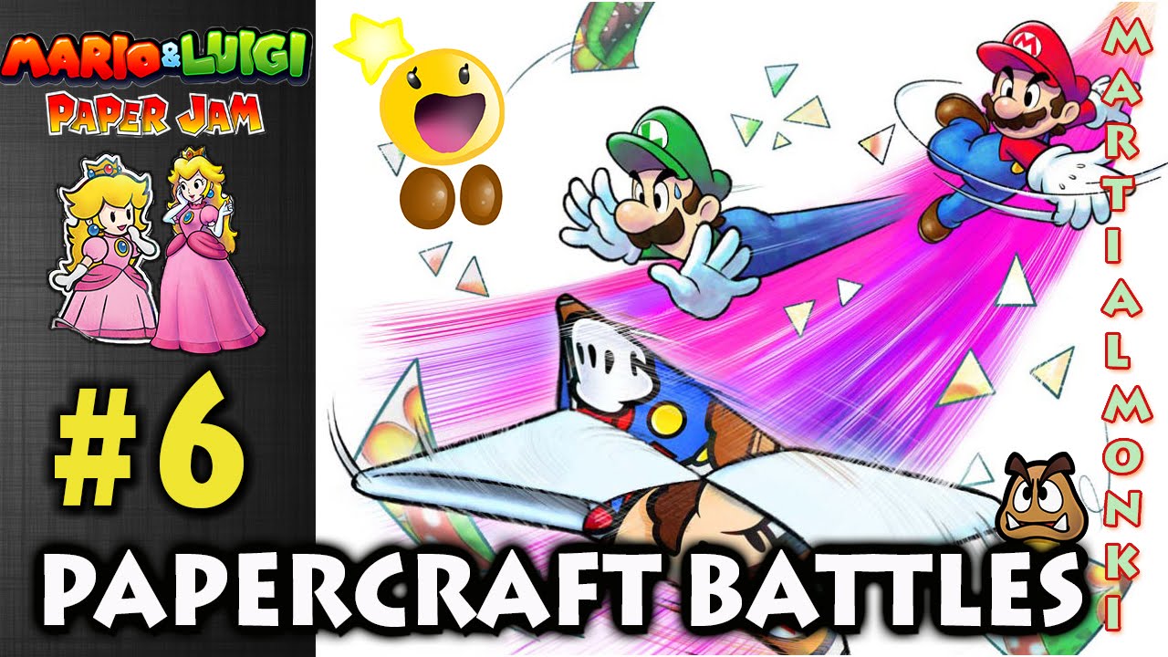Papercraft Battles - Let's Play Mario & Luigi: Paper Jam Part 6 ...