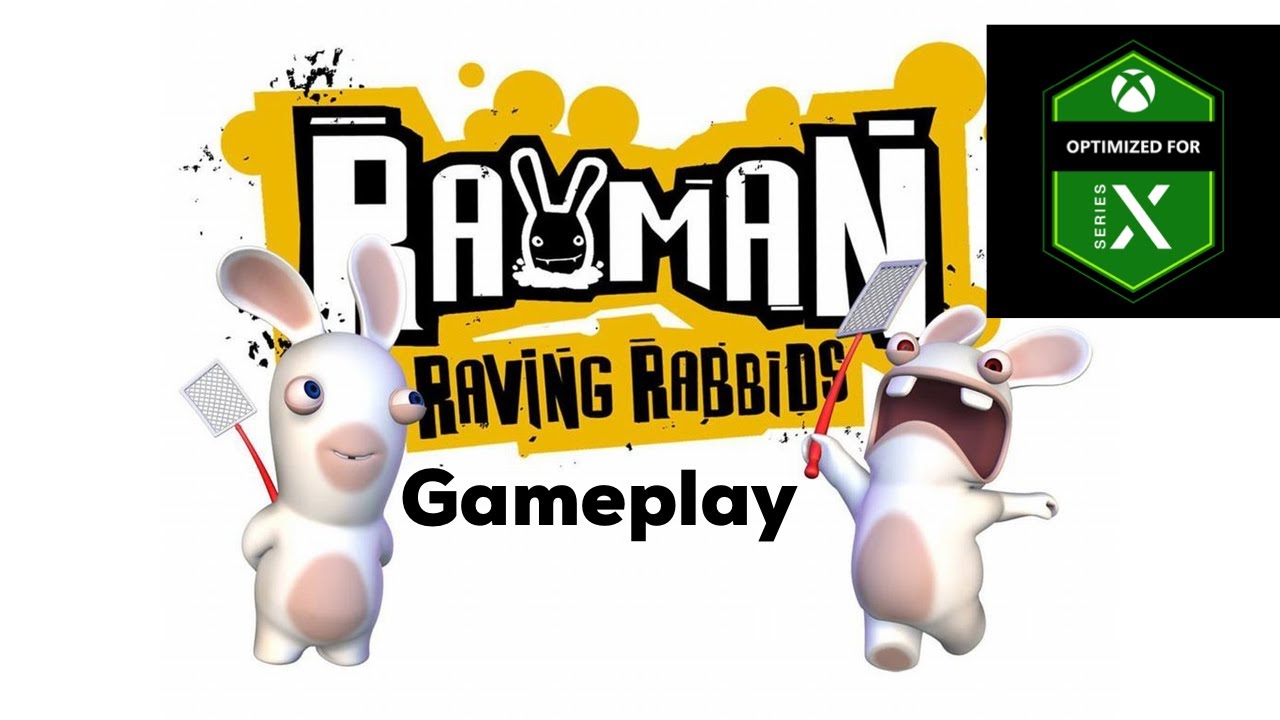 Rayman Raving Rabbids Xbox Series X/S Gameplay - YouTube