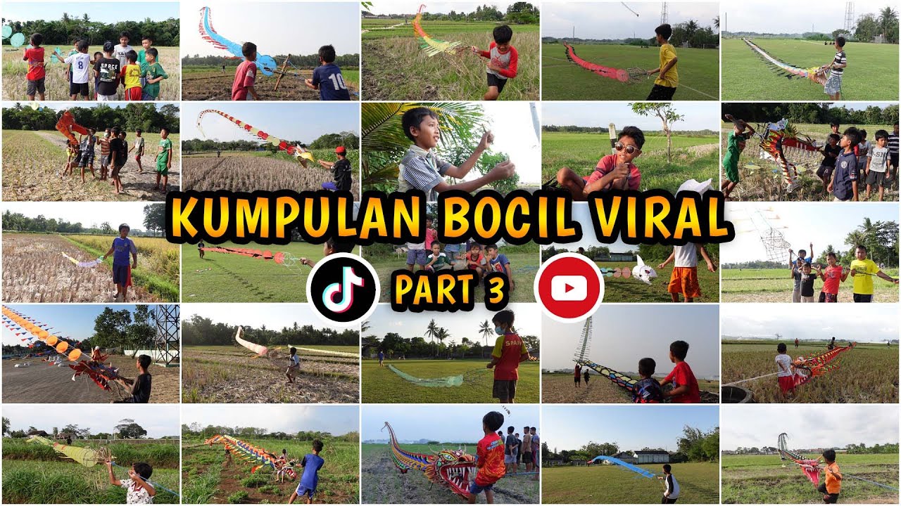 KUMPULAN VIDEO BOCIL BOCIL VIRAL TIKTOK NERBANGIN LAYANGAN NAGA PART 3 ...
