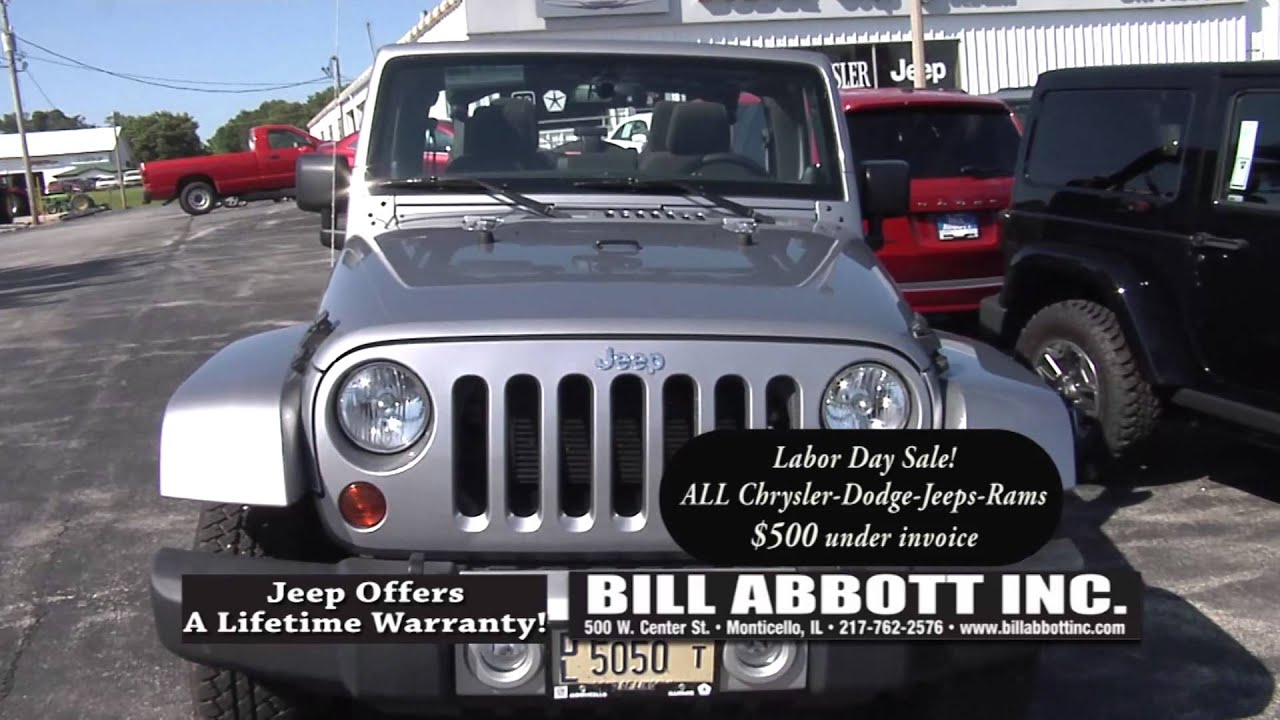 Bill Abbott New Vehicles Summer 2013 Labor Day Sale - YouTube