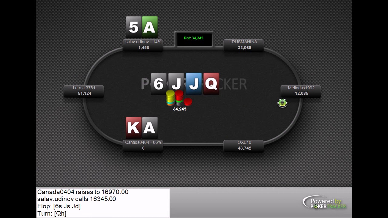 PokerStars Hand #216141719846 - YouTube