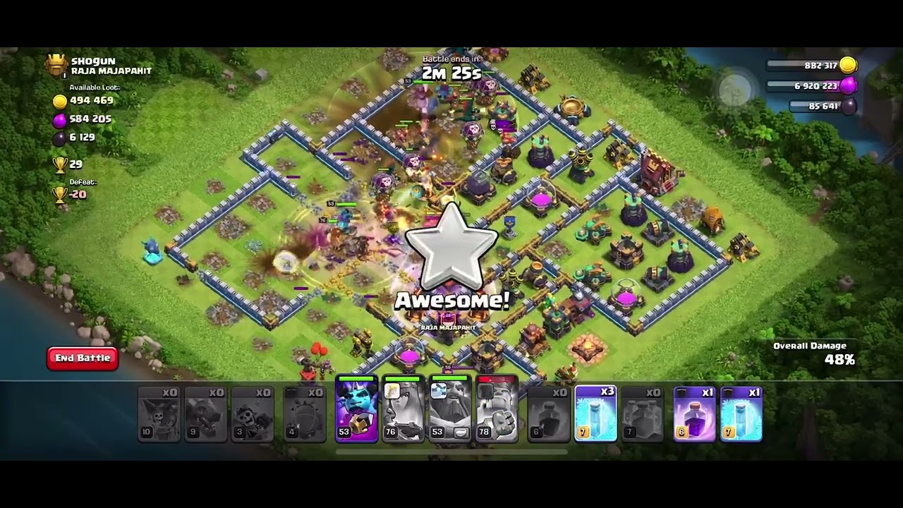 CLAS OF CLANS TH14 ATTACK STRATEGY 😱 - YouTube