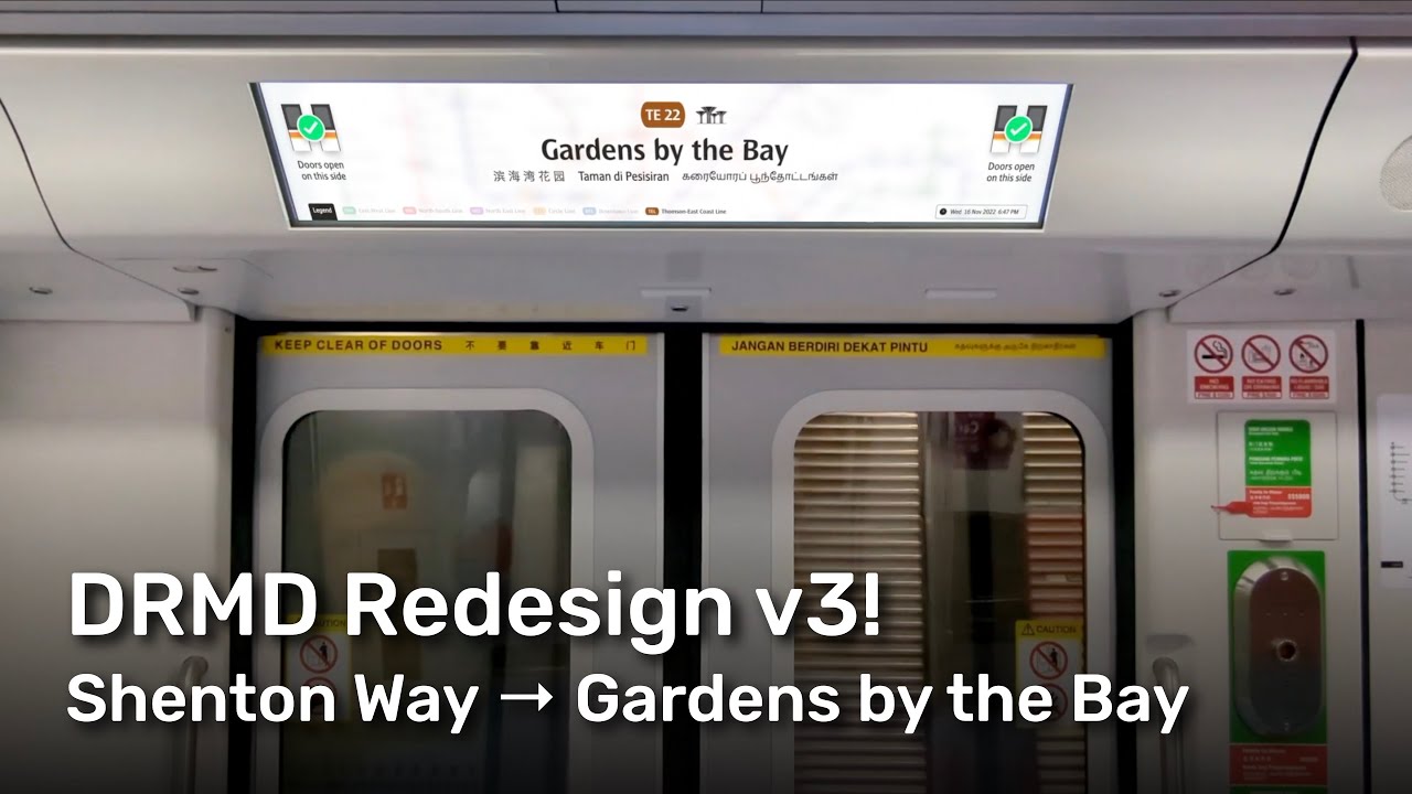 SMRT TEL DRMD Redesign v3 Simulation Ride (Shenton Way → Gardens by the ...