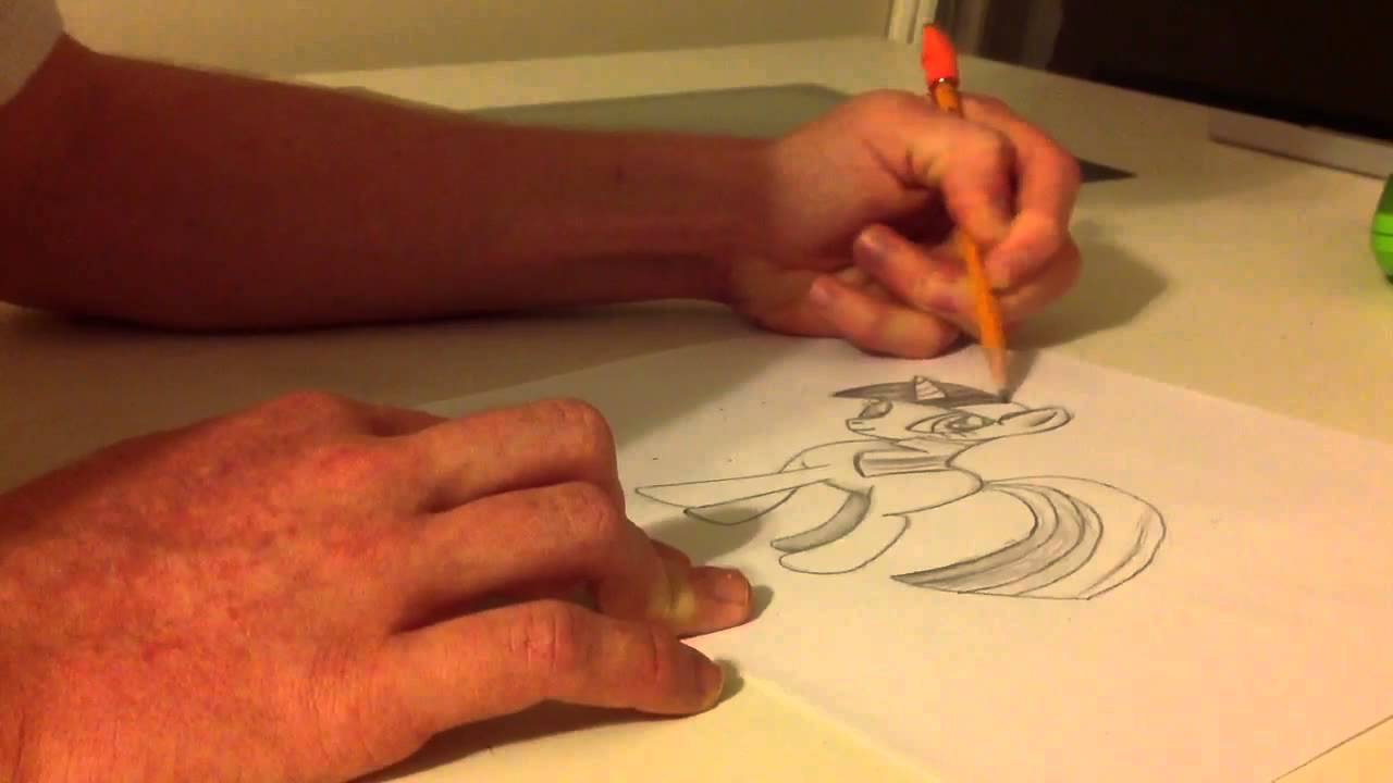 Twilight sparkle shading tut part 1 - YouTube