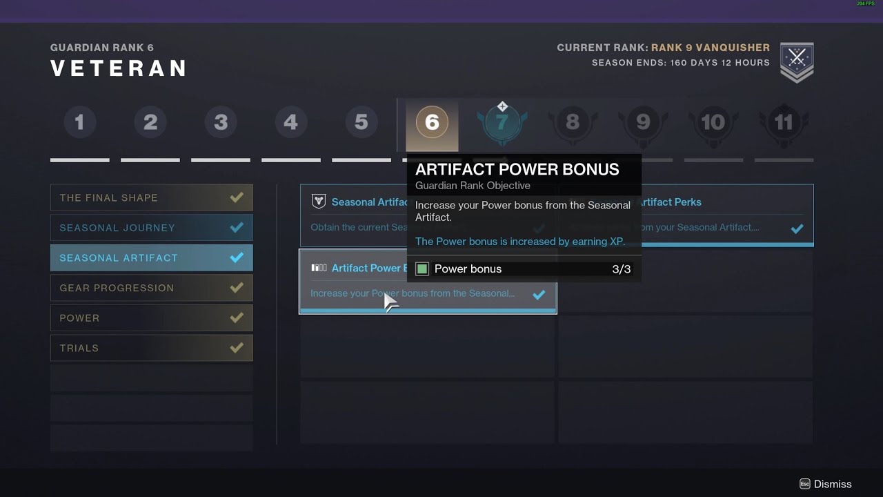 Destiny 2 Episode Heresy - Guardian Ranks - Rank 8 requirements ...