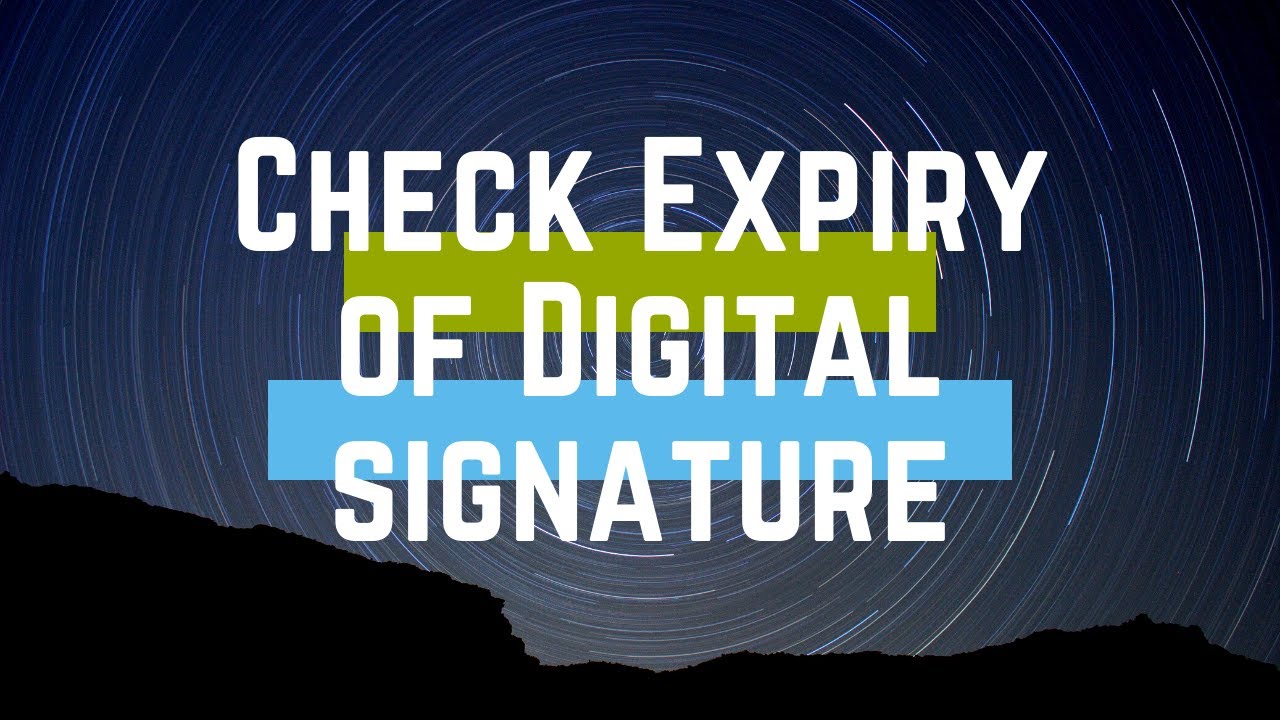 How To Check Expiry Date Of Digital Signature Certificate Type YouTube how-to-check-expiry-date-of-digital-signature-certificate-type-youtube