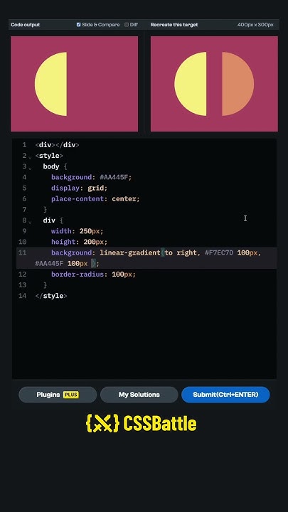 Css Battle 31 Equals Cssbattle Codingshorts Shorts Coding Learn Css Youtube