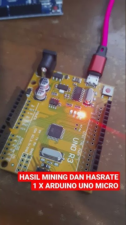 Hasil Mining dan Hasrate 1 x Arduino Uno Micro USB port A6 A7 - YouTube