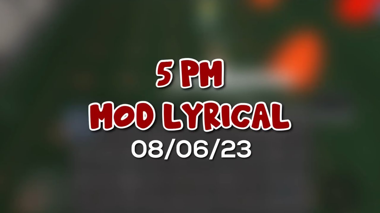 SDA | 5 PM MOD LYRICAL | 09/06/23 - YouTube