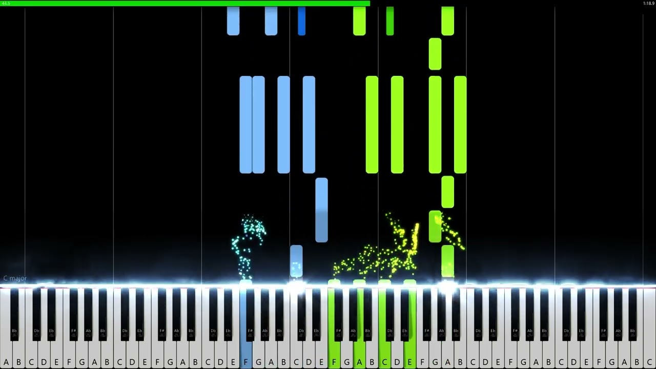 Zelda Breath of the Wild - Mipha's Theme (Synthesia) - YouTube