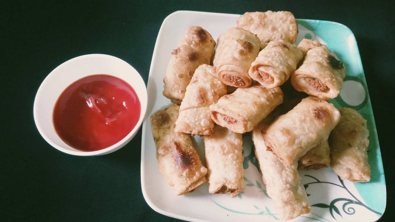 aloo ke spring roll recipe|crispy roll potato aasan tareeke se|farhan ...