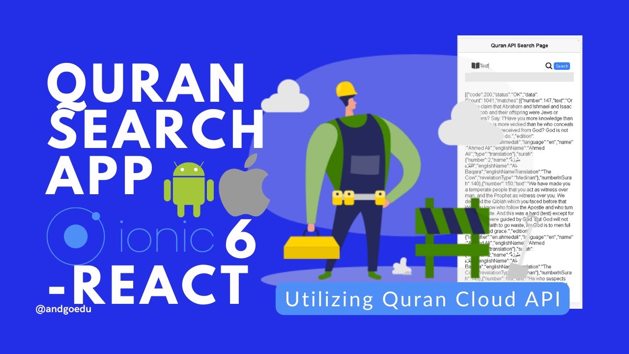 Ionic 6 React Type Script Search App Utilizing Api Android And Ios Mobile Application 2022 7781