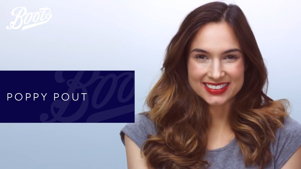 Make-up Tutorial | Poppy Pout | Health & Beauty | Boots UK - YouTube