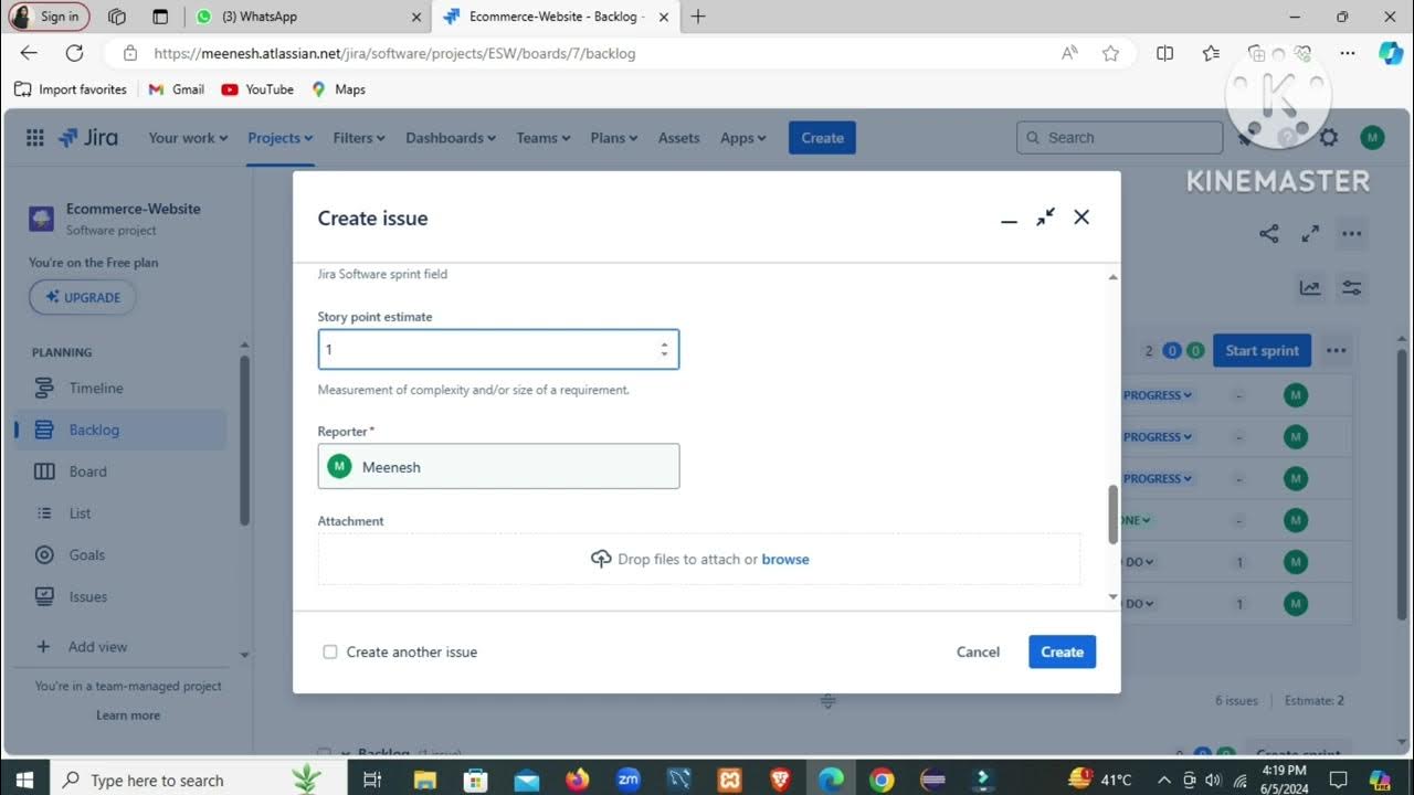 How to log the defects or bug with the help of Jira - YouTube