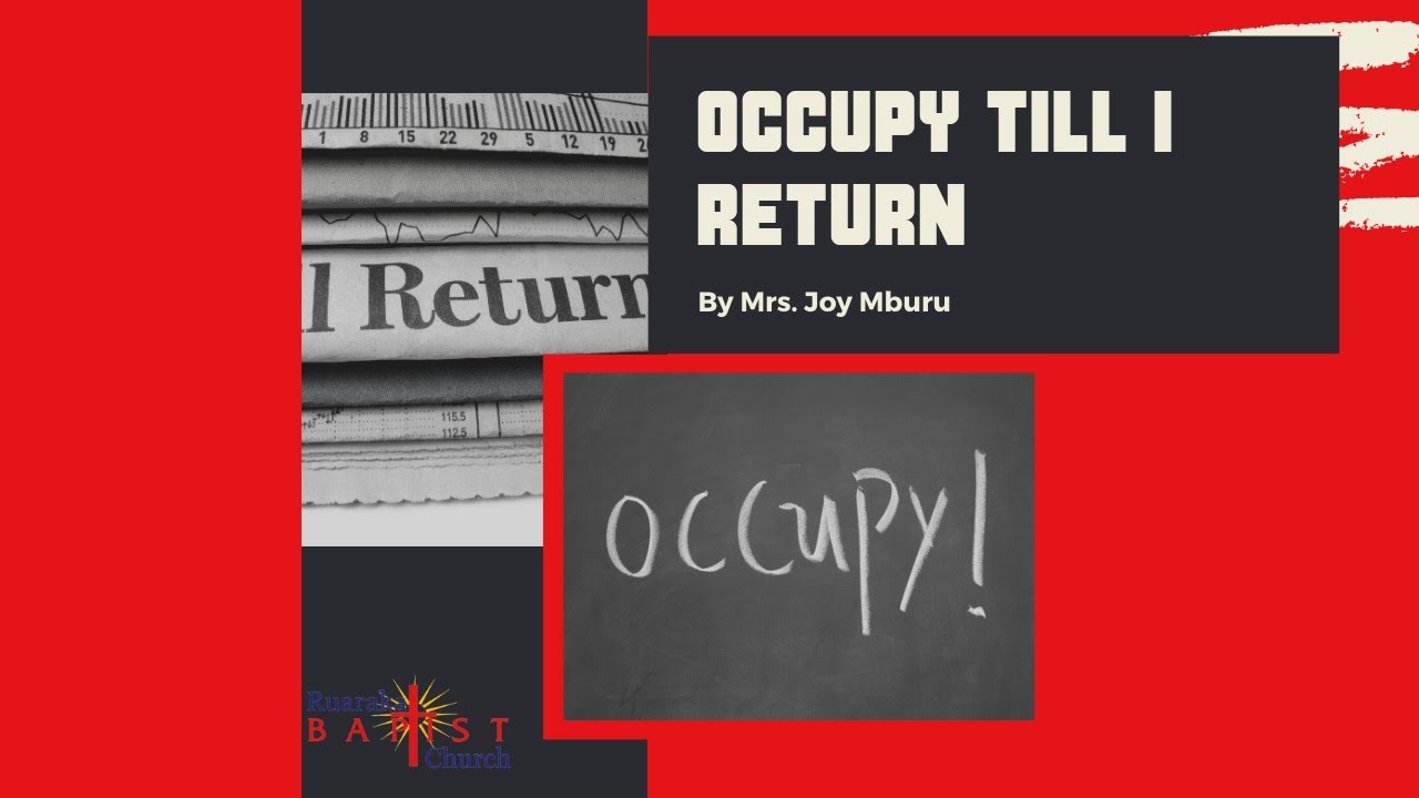 Occupy Till I return: 1st Service 4/10/2020 - YouTube