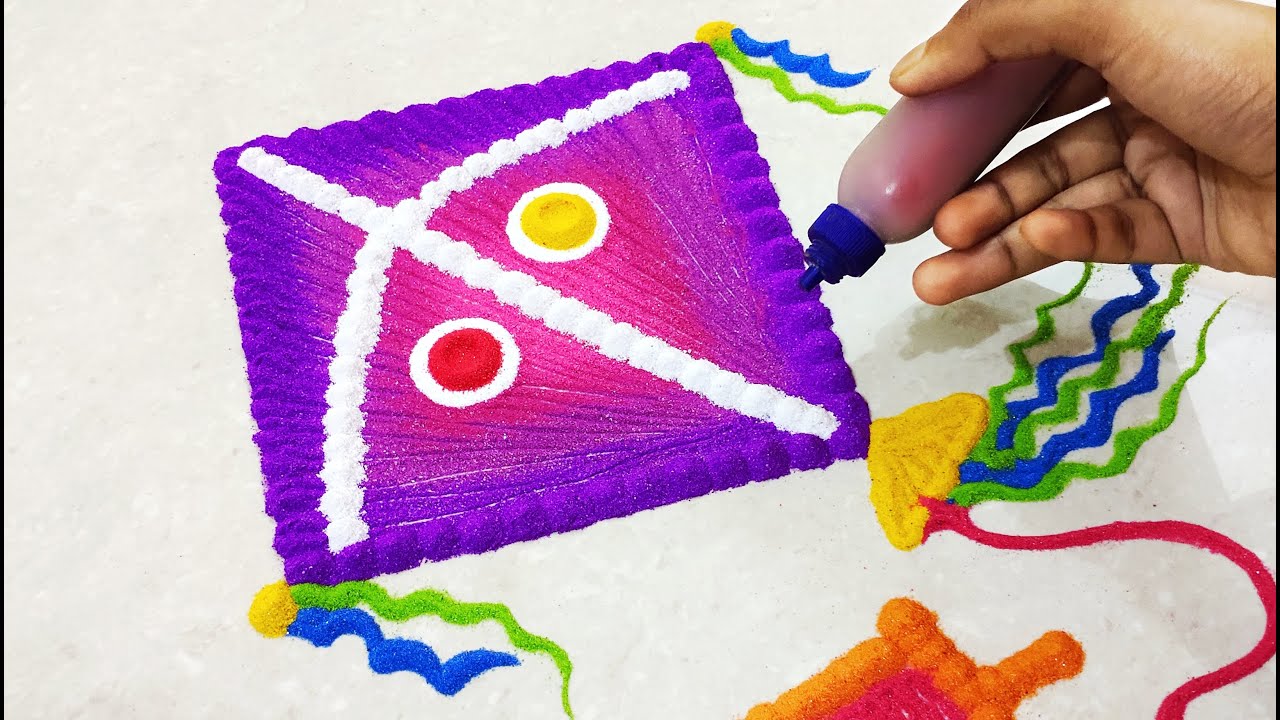Sankranti Haldi Kumkum Special Rangoli | Makar sankranti rangoli ...