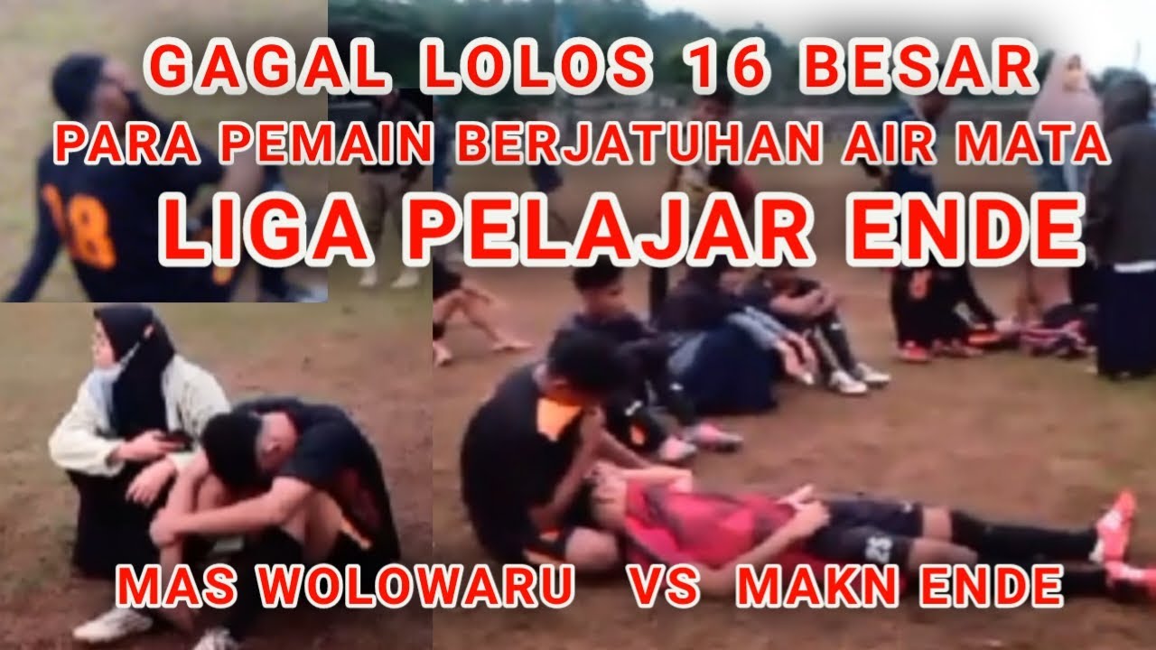 Gagal lolos ke 16 besar Liga Pelajar Kabupaten Ende Pemain MAKN ENDE ...