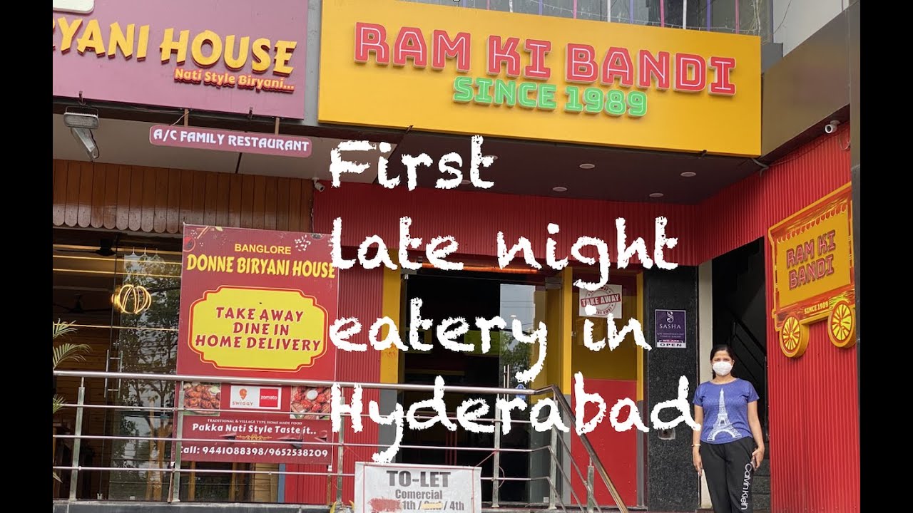 We visited Ram ki Bandi - the oldest late night eatery in Hyderabad ...