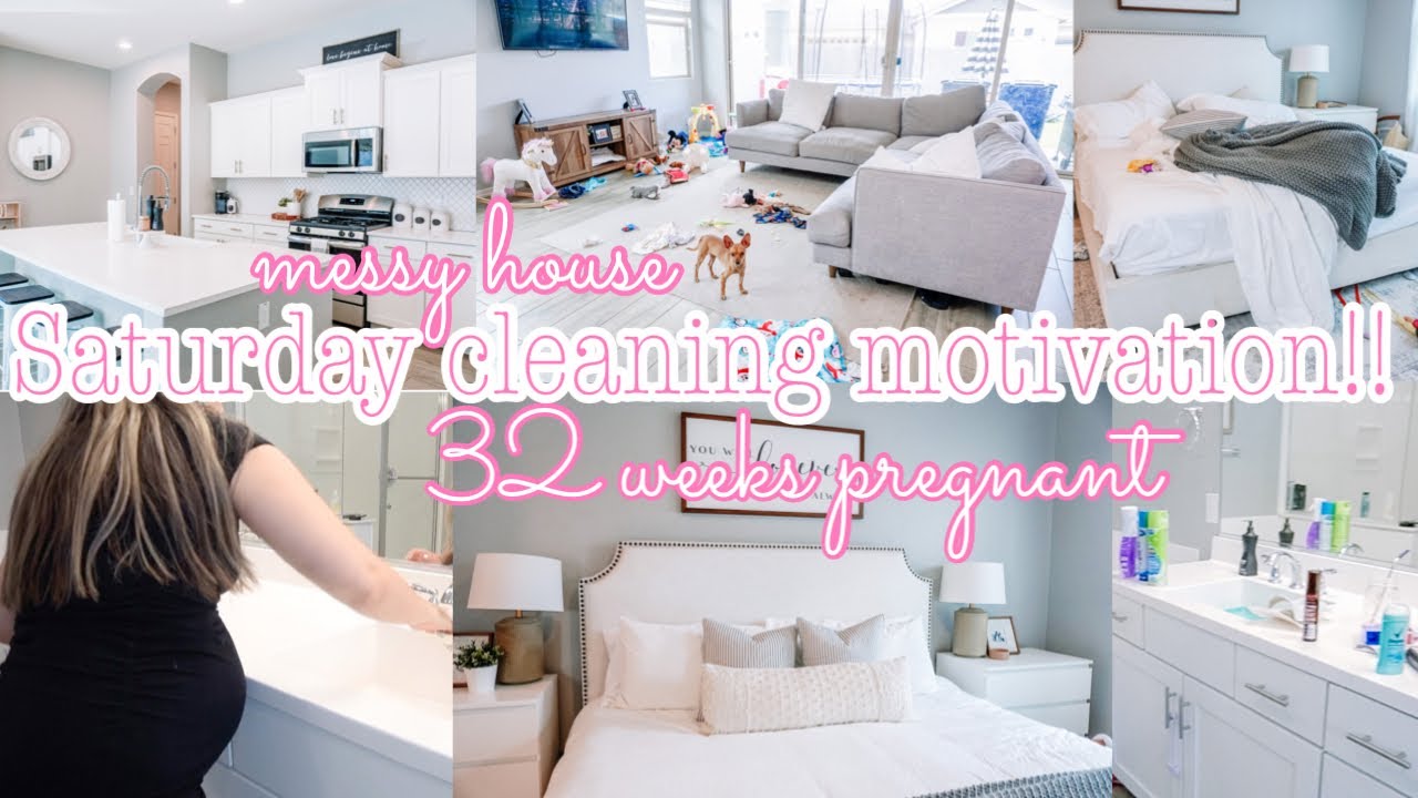 NEW SATURDAY CLEAN WITH ME!! || CLEANING MOTIVATION || SPEED CLEAN ...