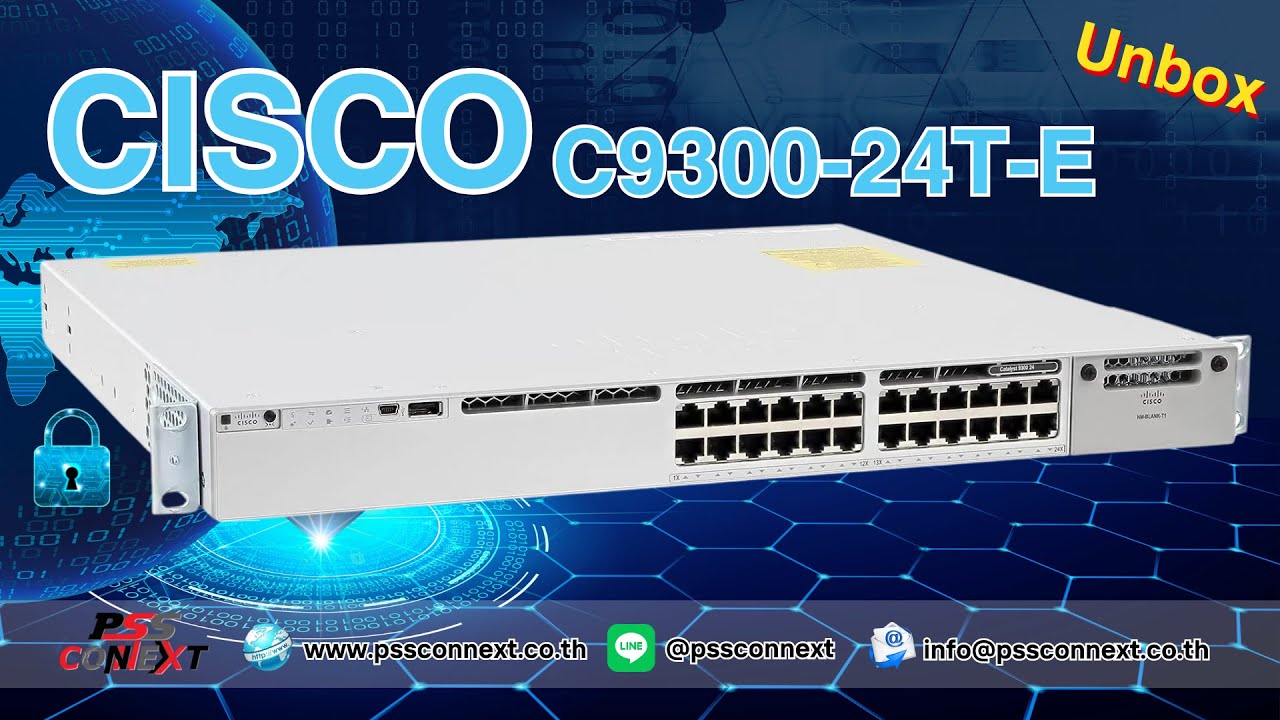 Unbox Cisco 9300-24T-E | PSS Connext - YouTube