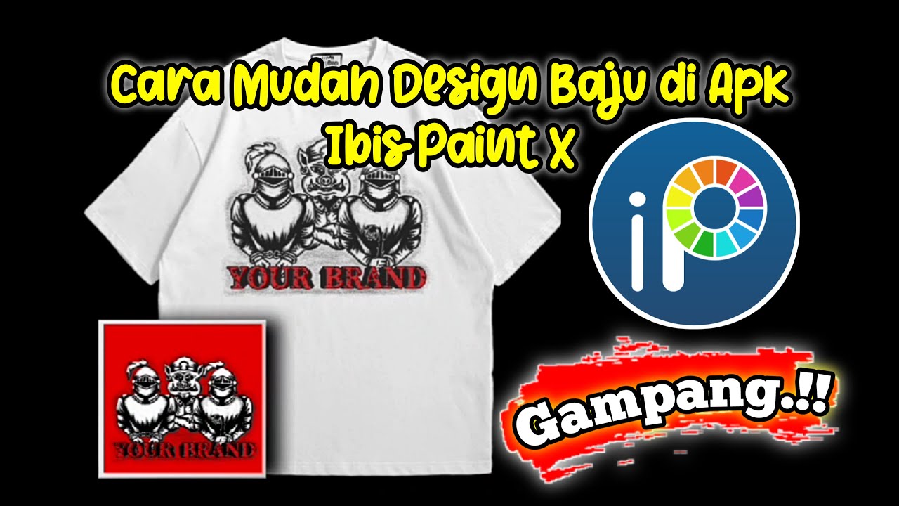 Tutorial Cara Desain Baju di Ibis Paint X || Tutorial Mudah Bagi Pemula ...
