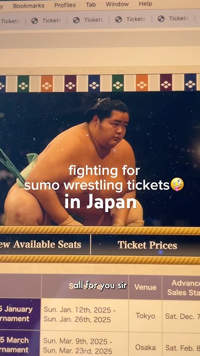 is this what getting eras tour tickets feels like🤦🏻‍♀️😂 #sumowrestling #tokyo #erastour - YouTube