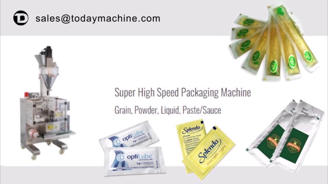 High speed pepper pellet packing machine - YouTube