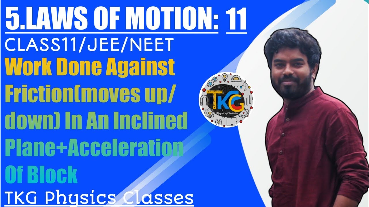 Work Done Against Friction Class 11|Work Done Against Friction Inclined ...