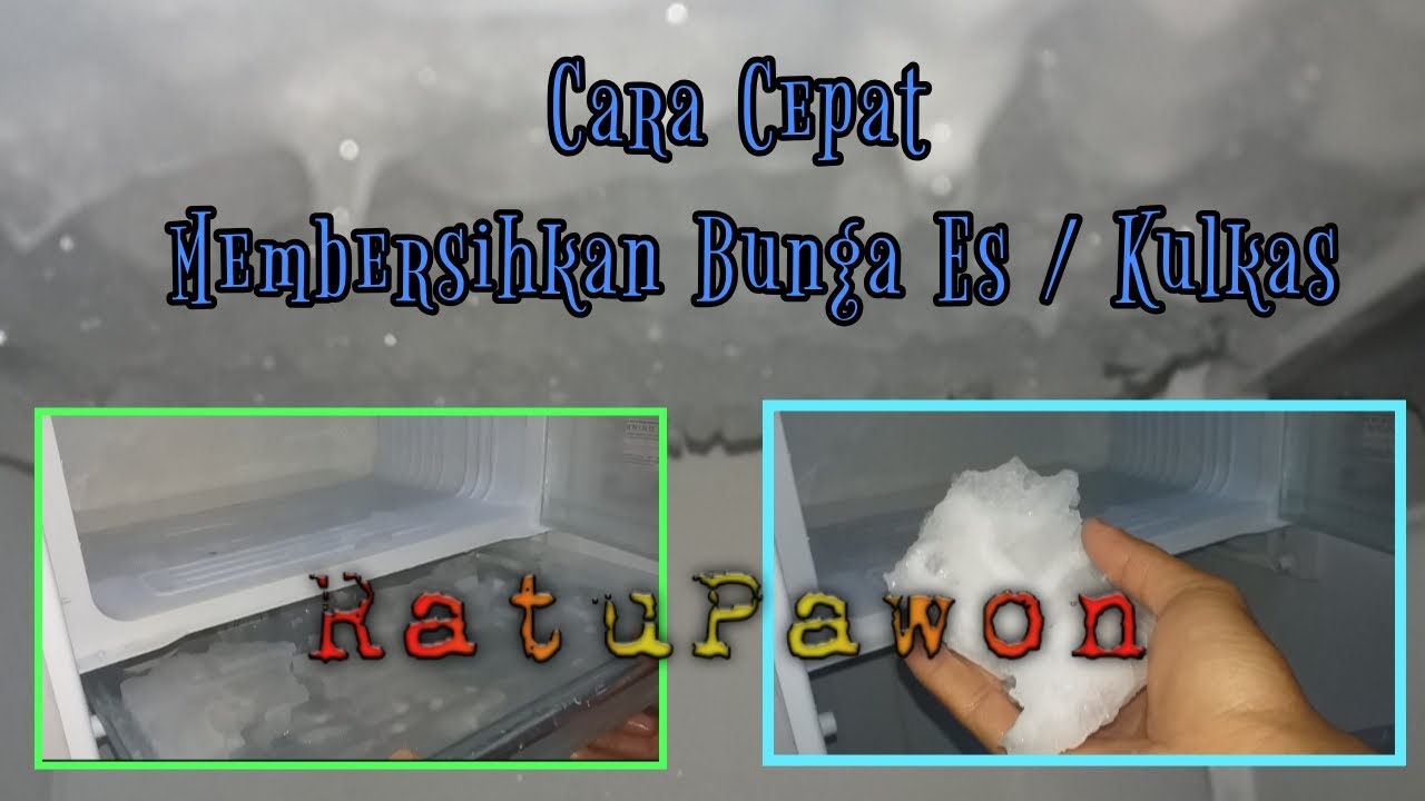 Membersihkan Kulkas/Bunga ES Dengan Cepat ( RatuPawon) - YouTube
