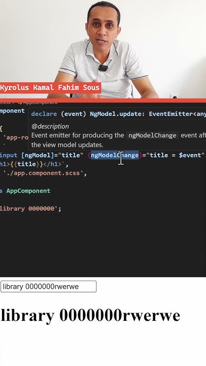 اثبات تاني ان الevents في الangular مختلف عن الjavascript - #angular #angular18 #ang# - YouTube