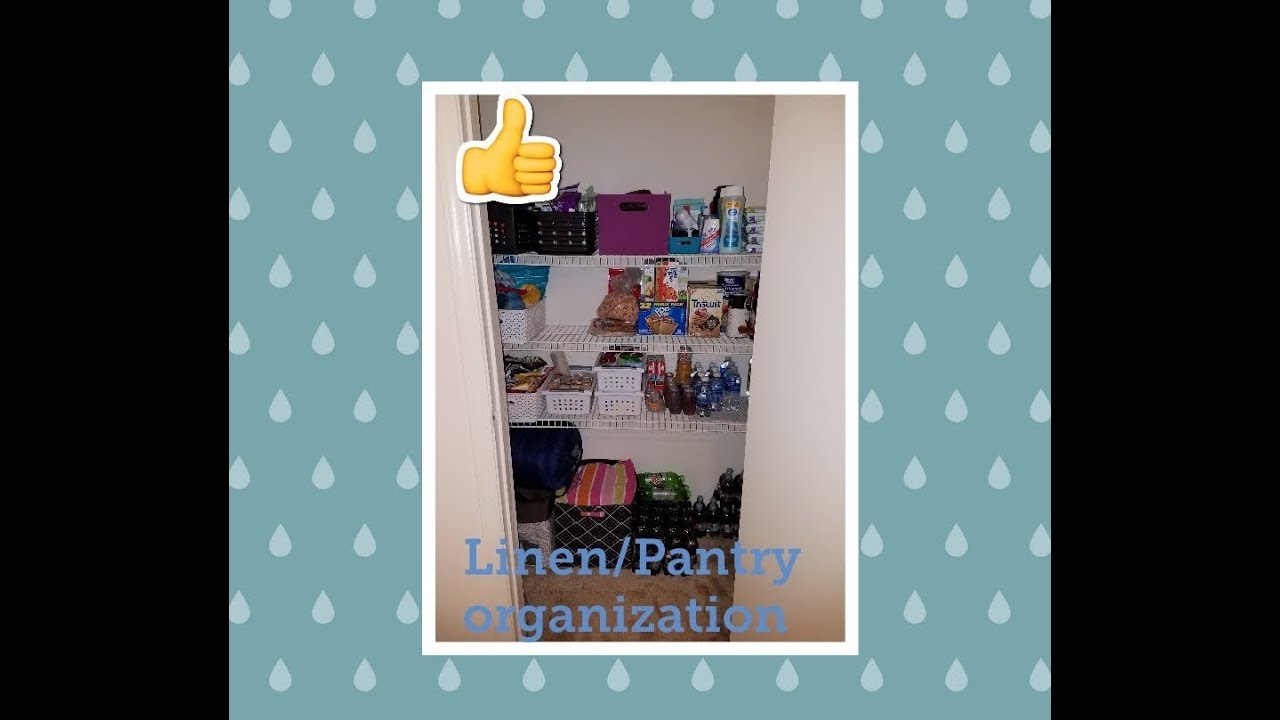 CLEAN WITH ME | LINEN/PANTRY CLOSET ORGANIZATION - YouTube