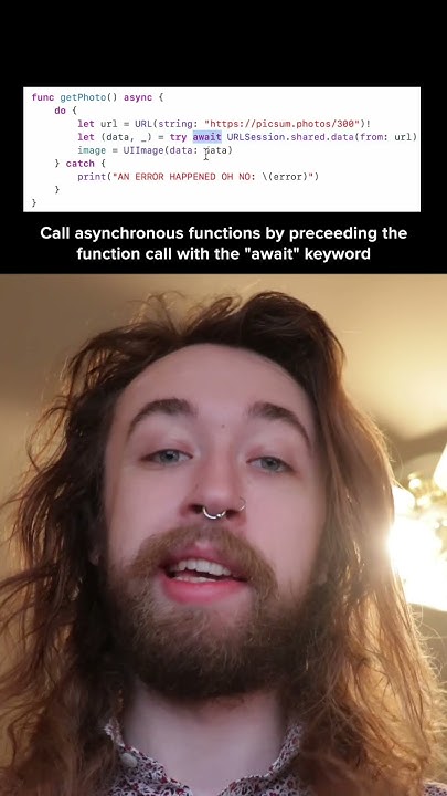 The Basics of Async Await in Swift - YouTube