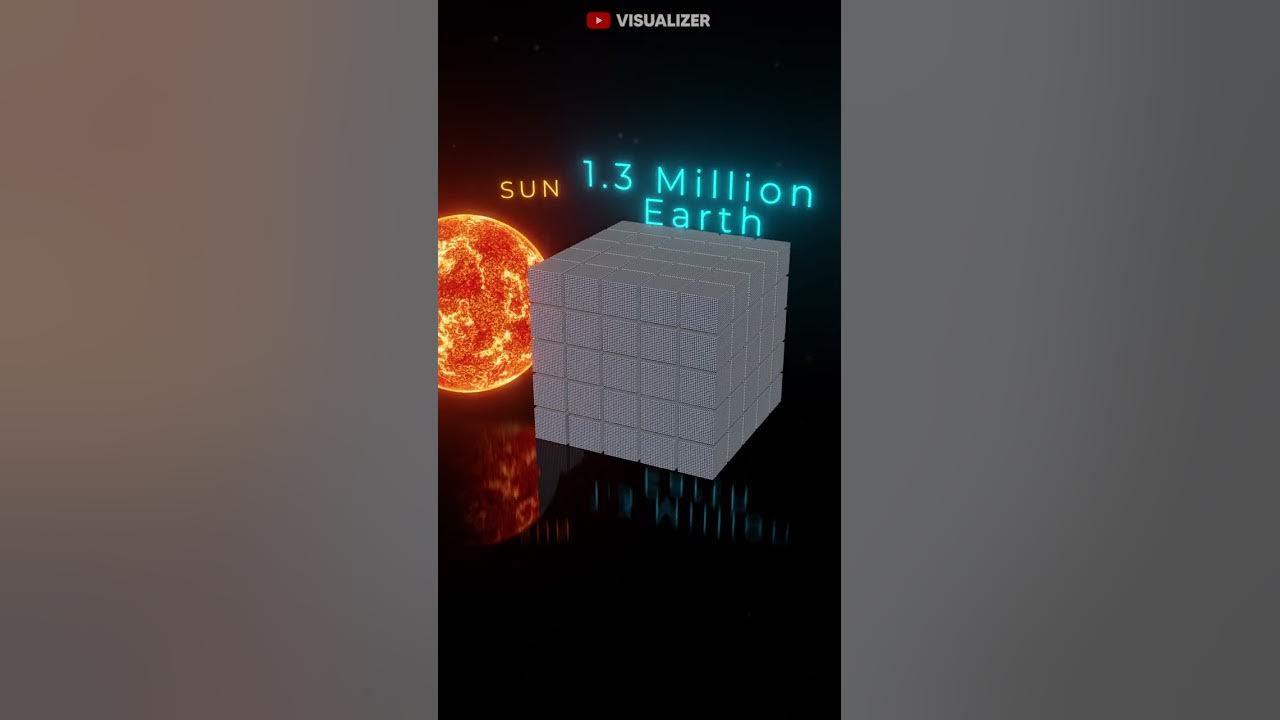 Earth Size Compared To Sun - How Many Earths Can Fit Inside The Sun? # ...